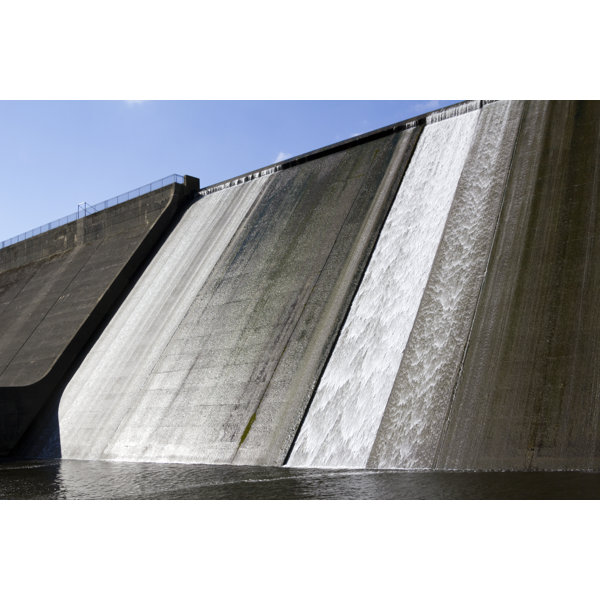 Ebern Designs Llys Y Fran Reservoir Dam Overflow by Chrisat | Wayfair