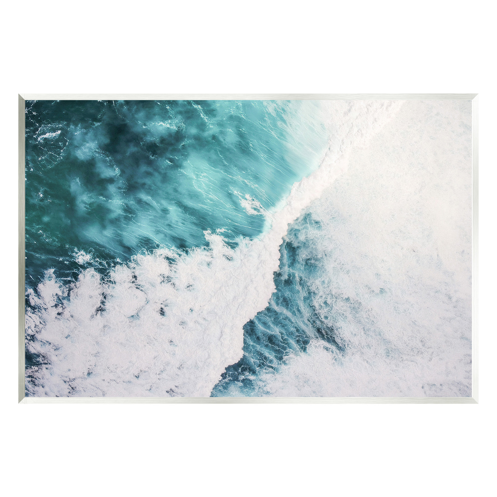 Highland Dunes Asymmetrical Splashing Waves Wall Plaque Art by Sisi and ...