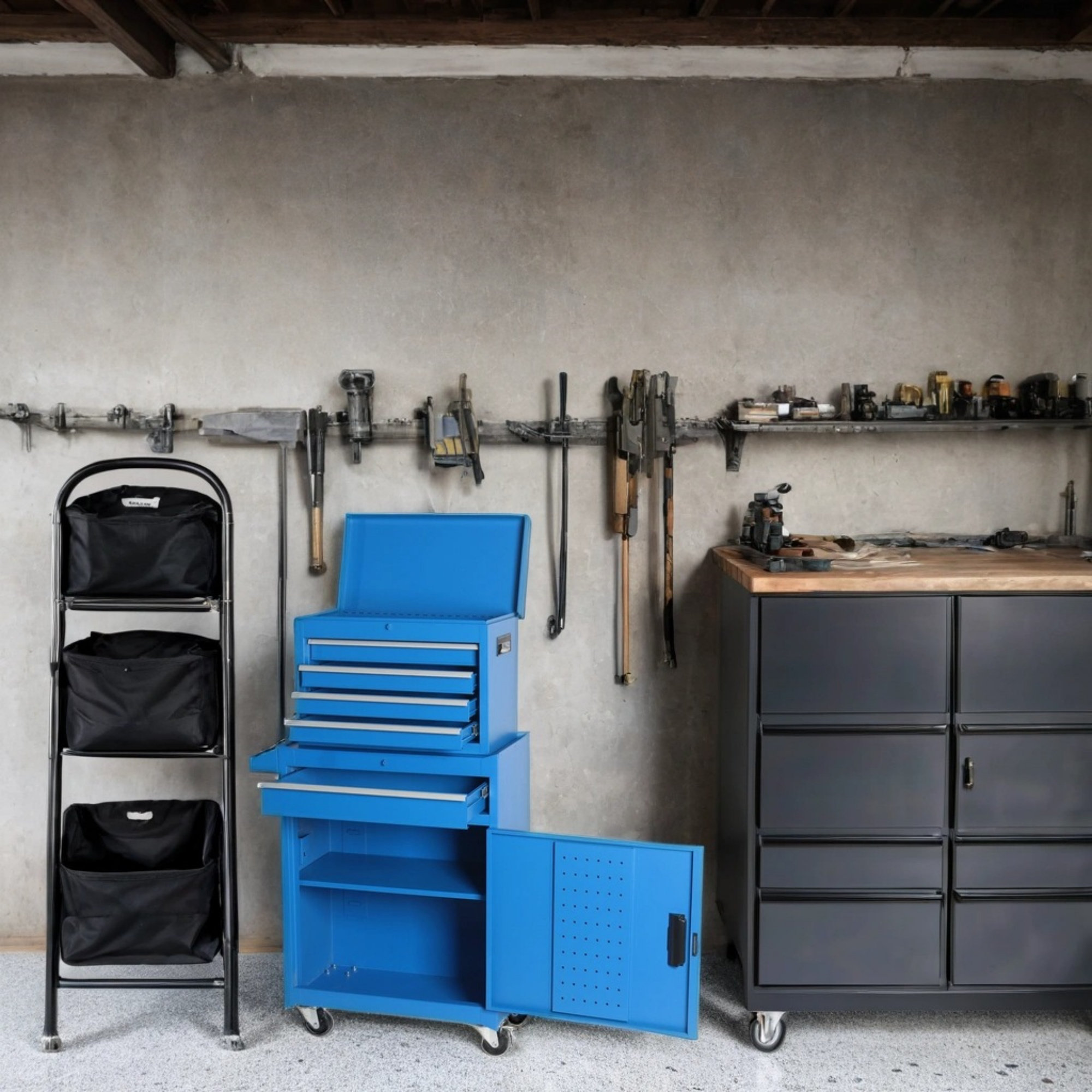 WFX Utility™ ??5-drawer Rolling Tool Chest - Detachable Top Box ...