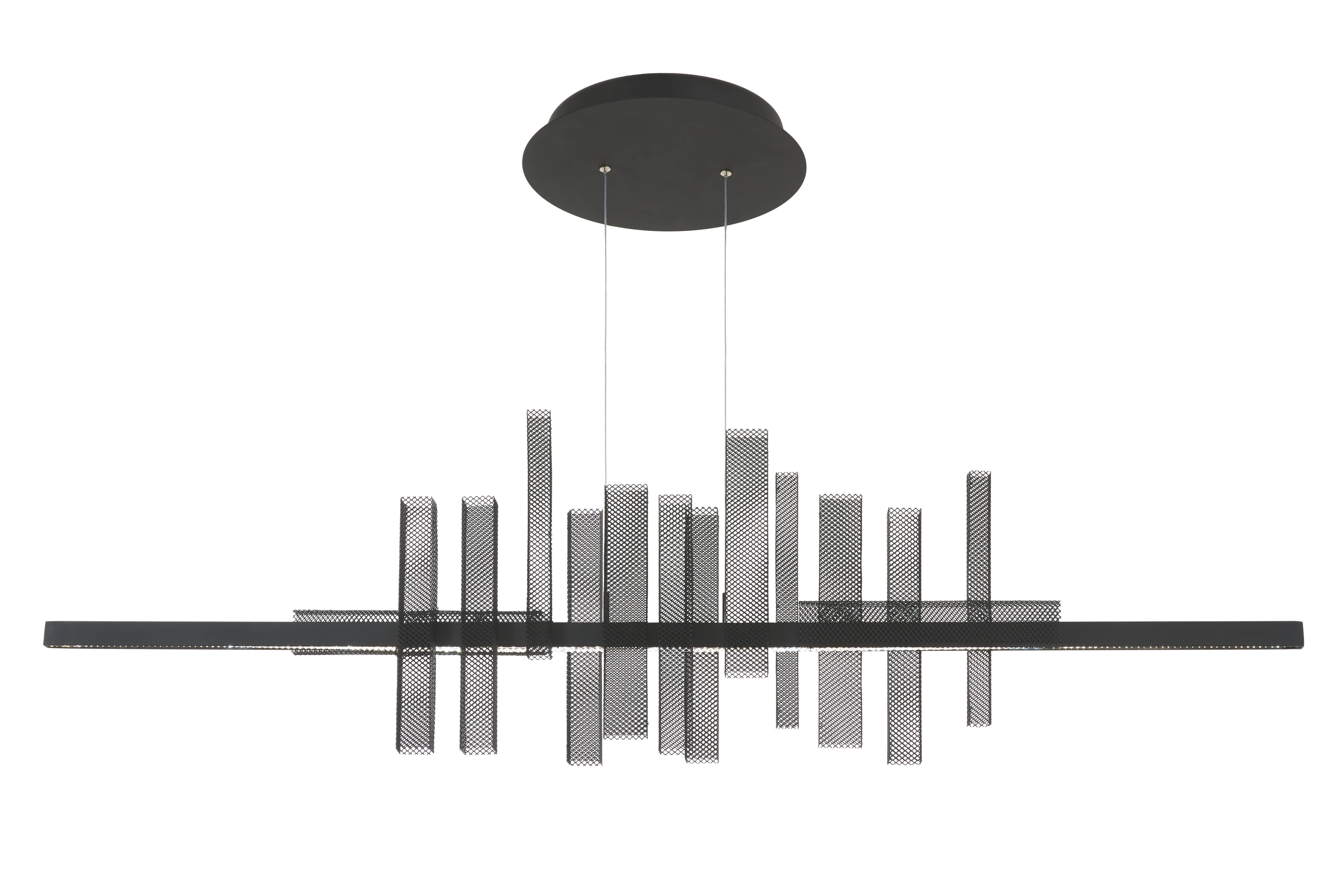 Orren Ellis Nashalee Tower LED Island In Coal Finish | Wayfair
