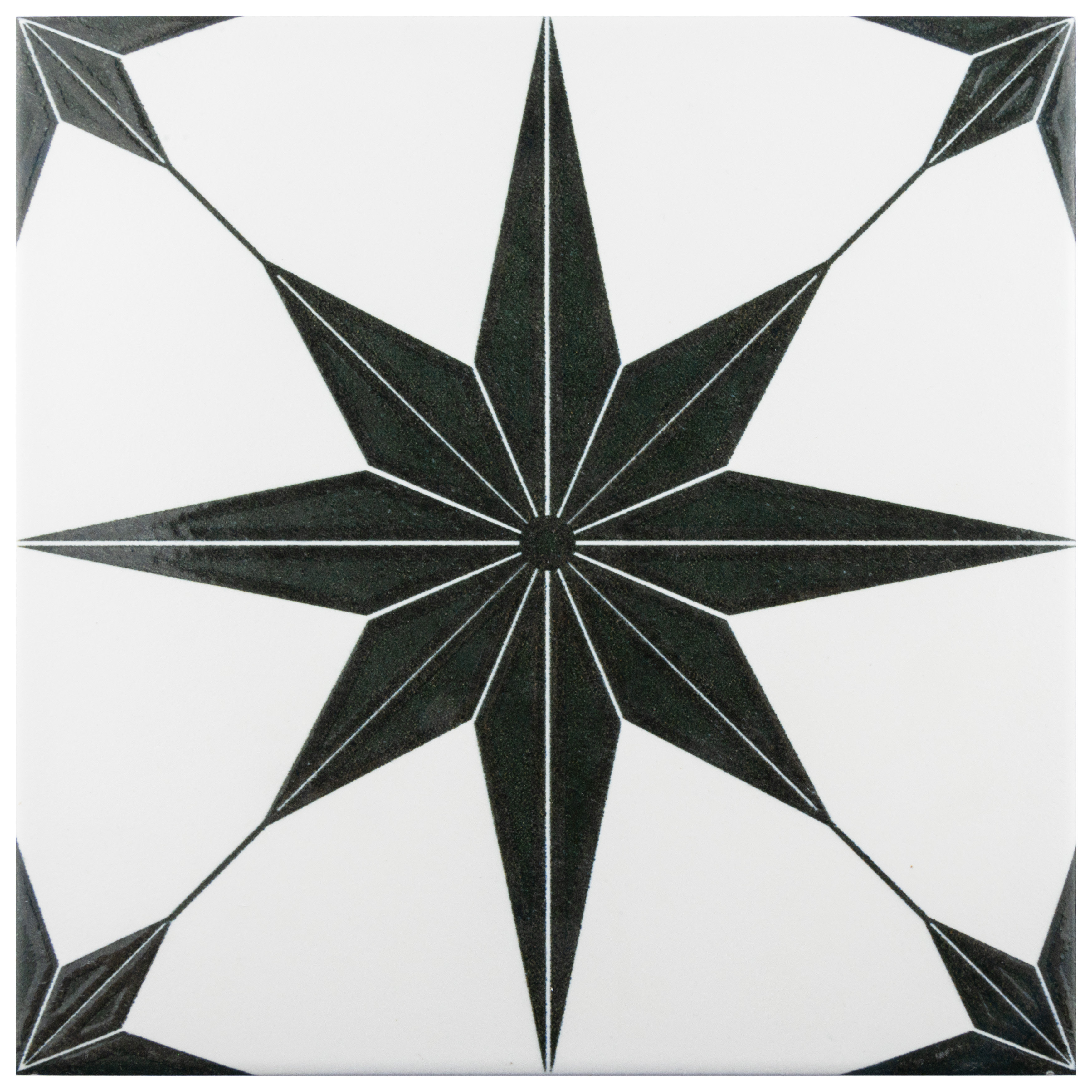 Merola Tile Stella 10" x 10" Porcelain Patterned Wall & Floor Tile ...