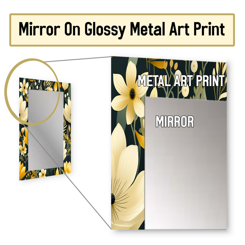 Dakota Fields Retro Floral Revival Botanical Pattern - Botanical Mirror ...