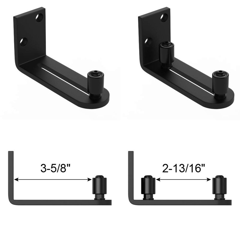 Watchmen New Upgrade Sliding Barn Door Bottom Adjustable Floor Guide ...