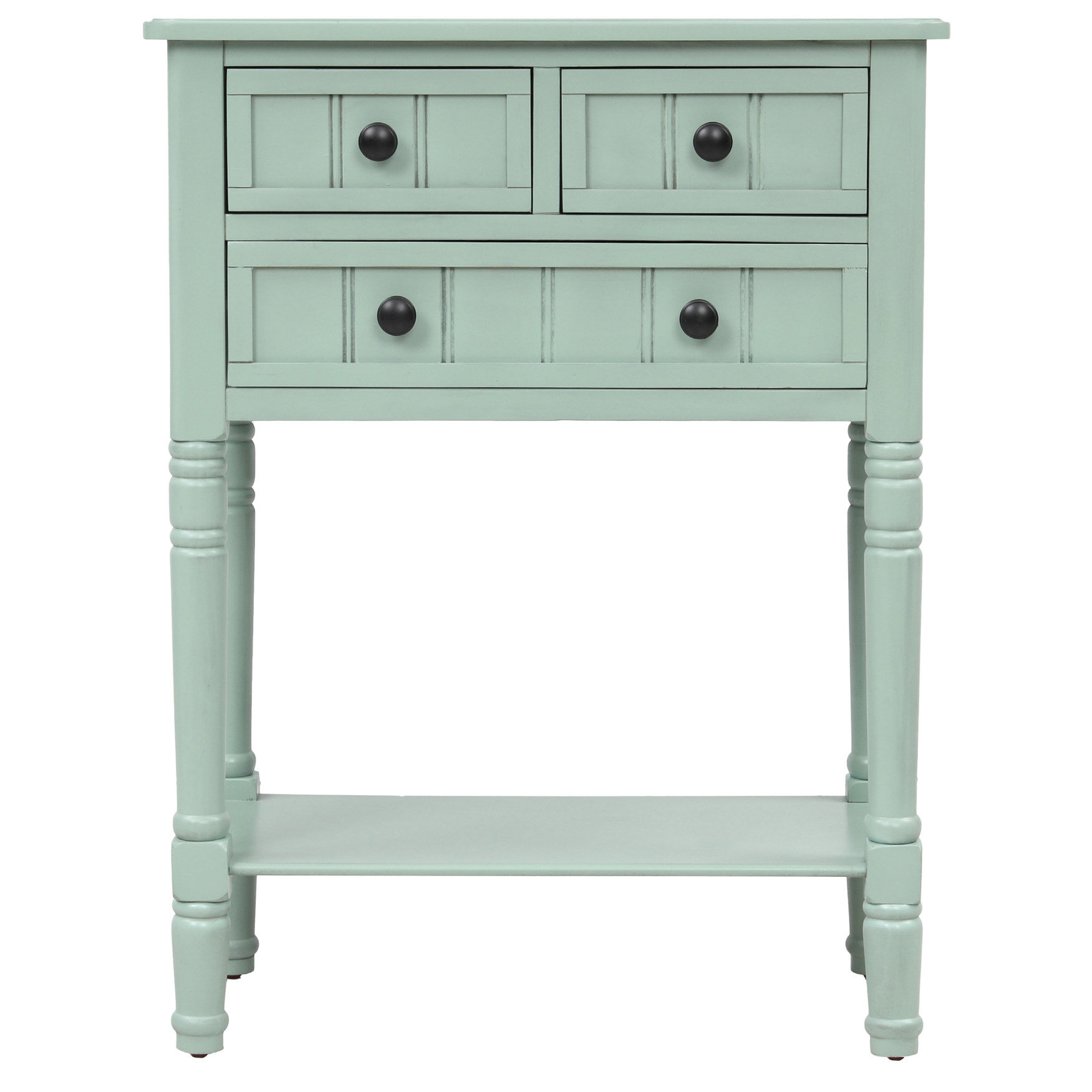 Alcott Hill® Exquisite Console Table With Drawers And Shelf - Slim ...