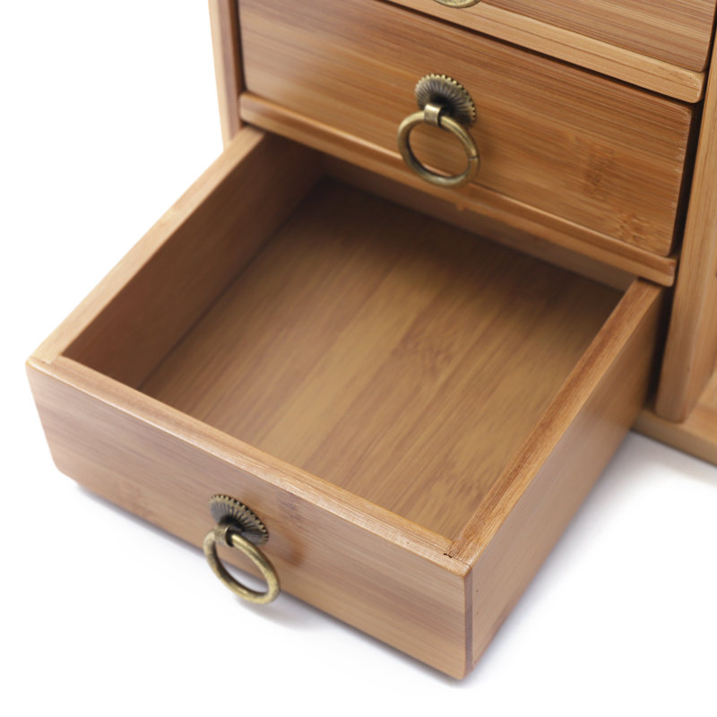 Inbox Zero Jahrome Bamboo Desktop Bookshelf Desk Organizer & Reviews ...