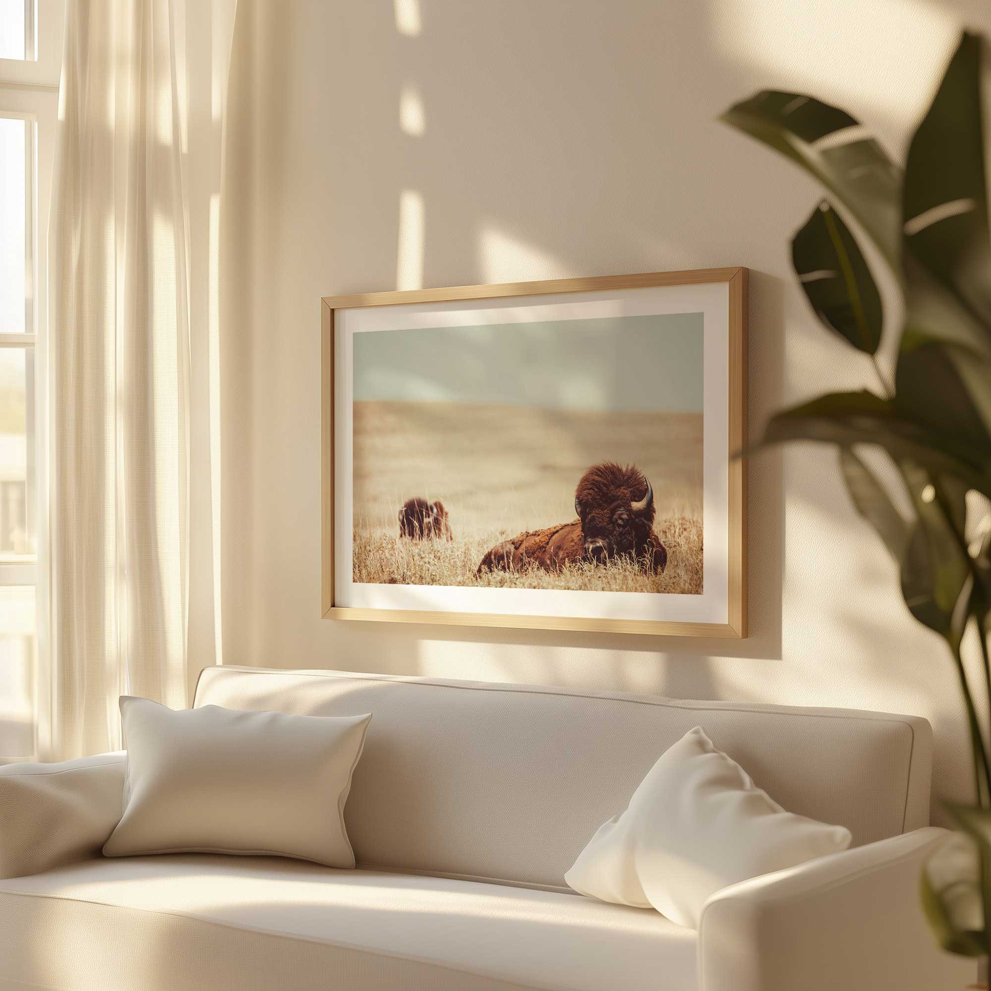 Union Rustic Prairie Giants Resting Print | Wayfair