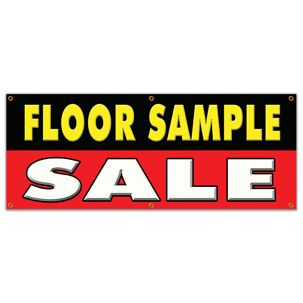 SignMission Floor Sample Sale Banner Sign | Wayfair