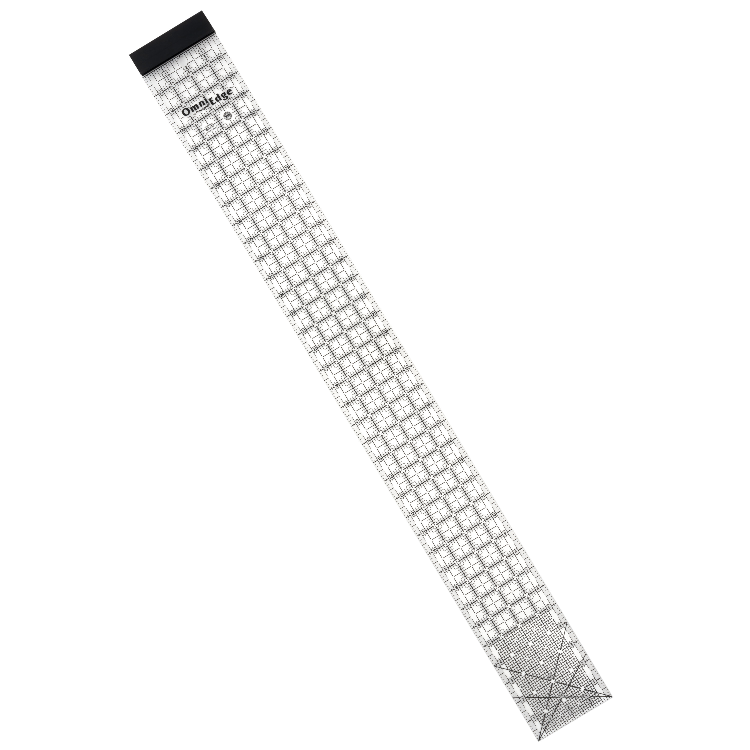 Omnigrid OmniEdge 4" x 36" Rectangle Quilting Ruler with Removable Lip ...