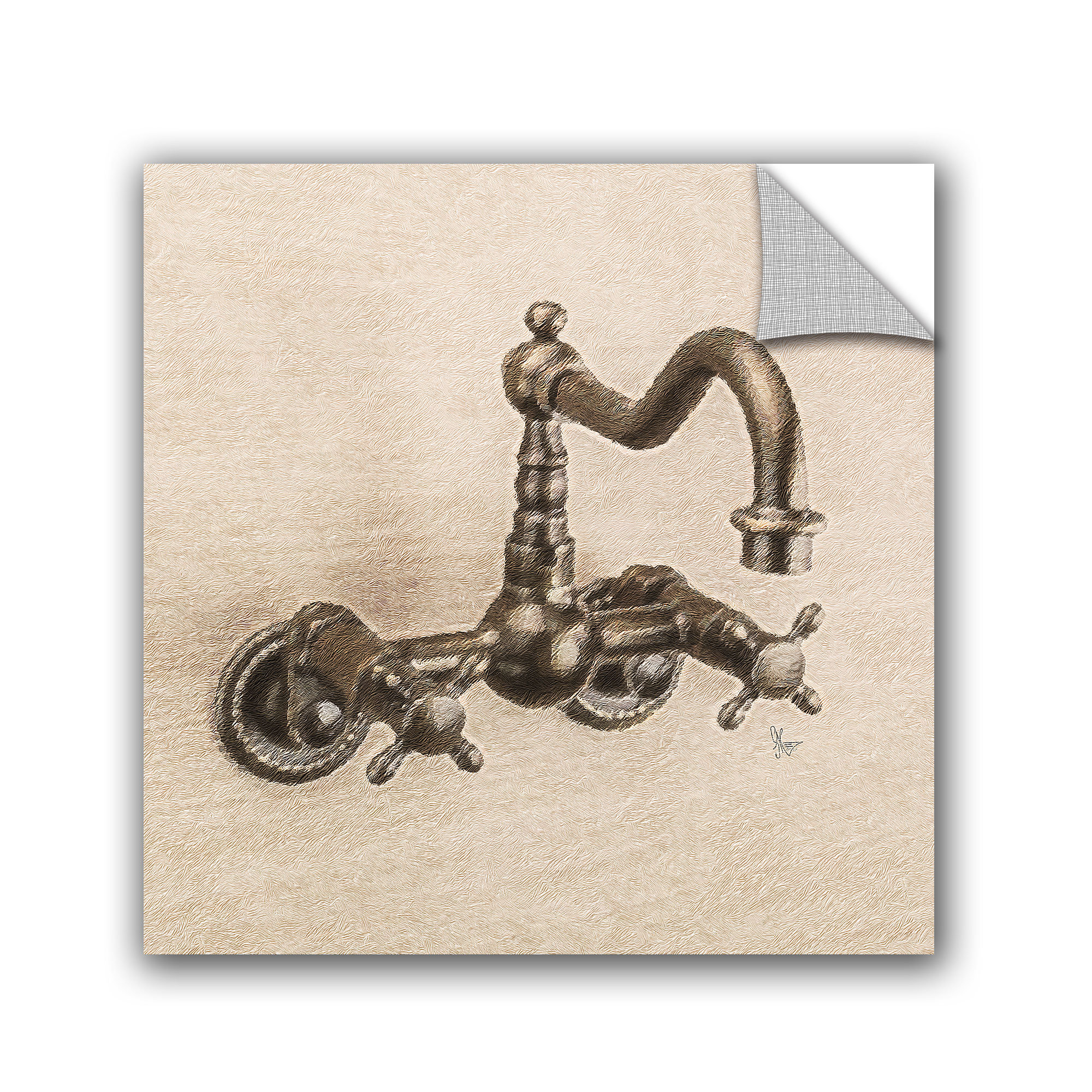 Williston Forge Morabito Faucet Wall Decal | Wayfair