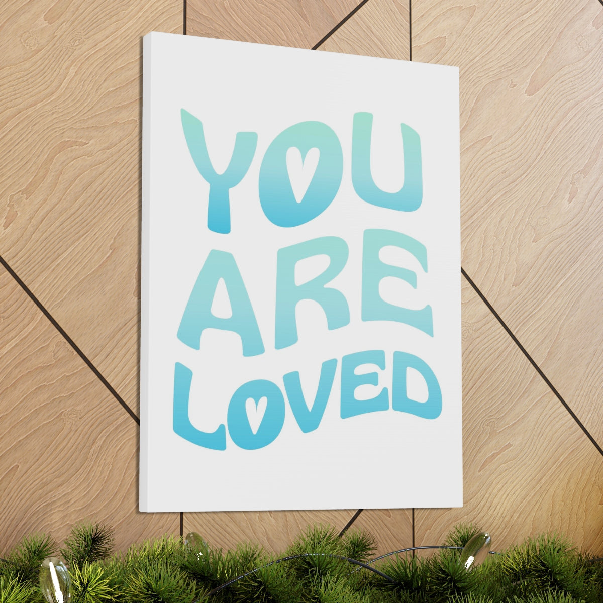Trinx Inspirational Wall Art You Are Loved Motivation Wall Decor For ...