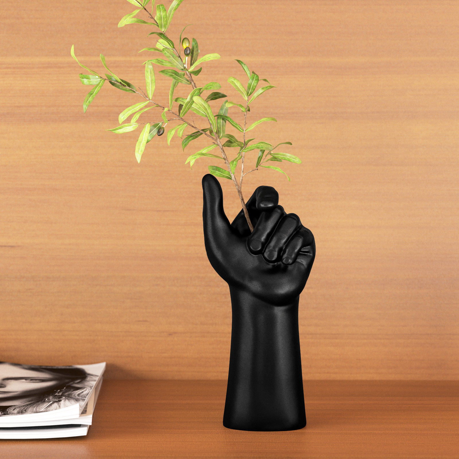 Wade Logan® Porcelain Hand-Shaped Vase & Reviews | Wayfair