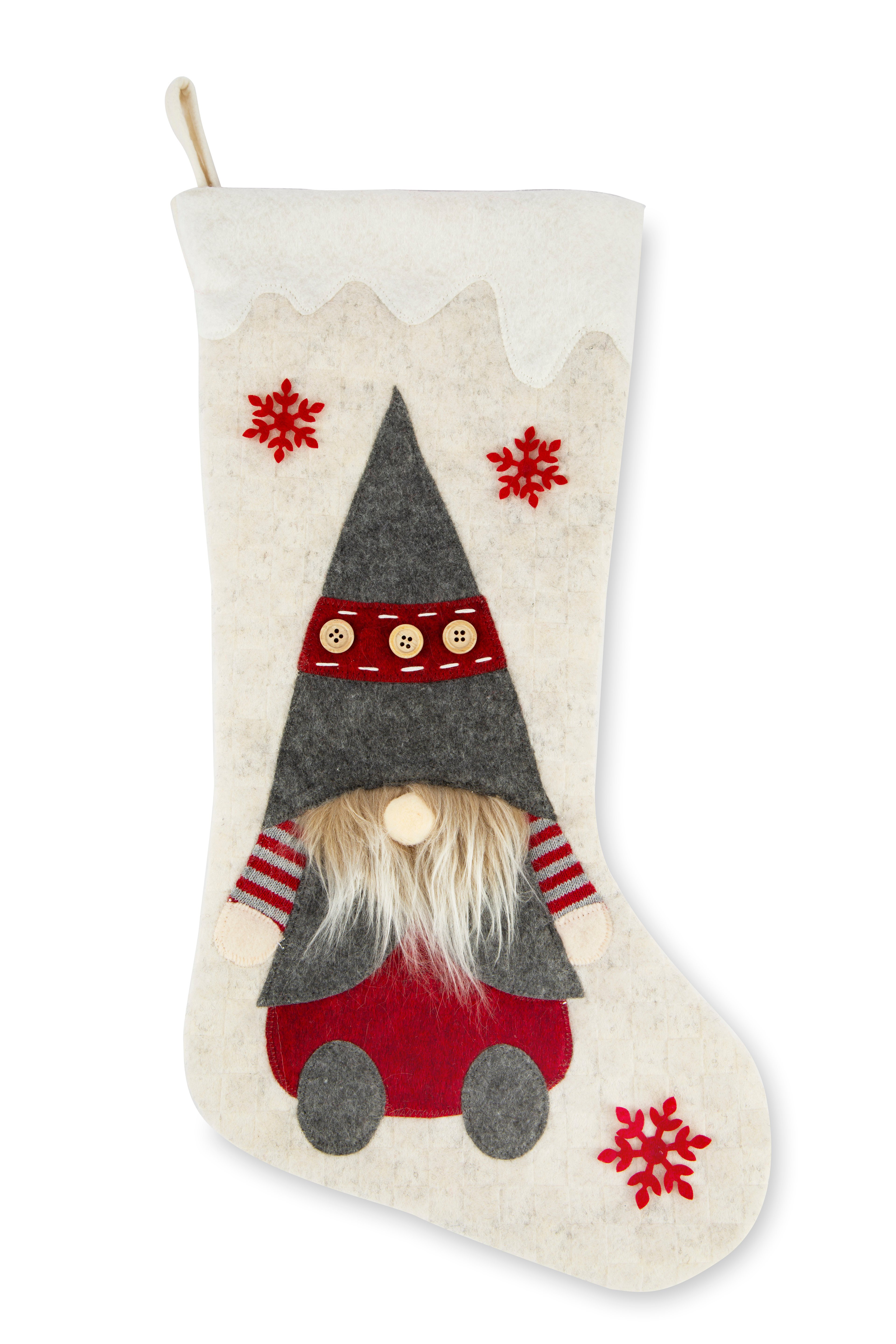 Excelsa Epiphany stocking sock with gnome 46 cm Gnomo polyester ...