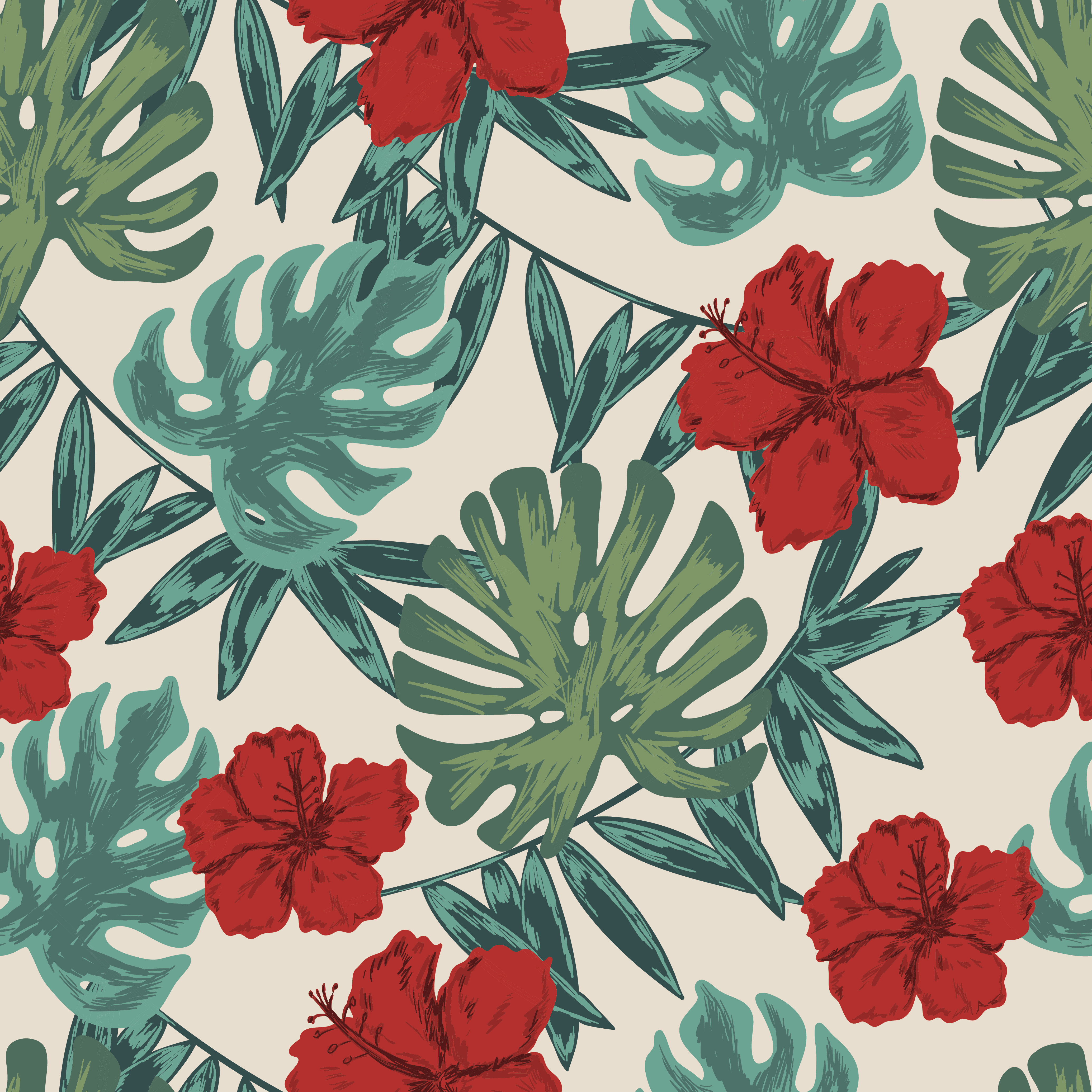 Bayou Breeze Adaly Flowers and Leaves by Malercutio - Wrapped Canvas ...