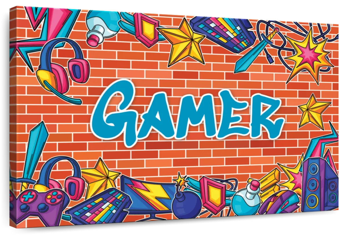 Ebern Designs Senne Graffiti Gamer | Wayfair