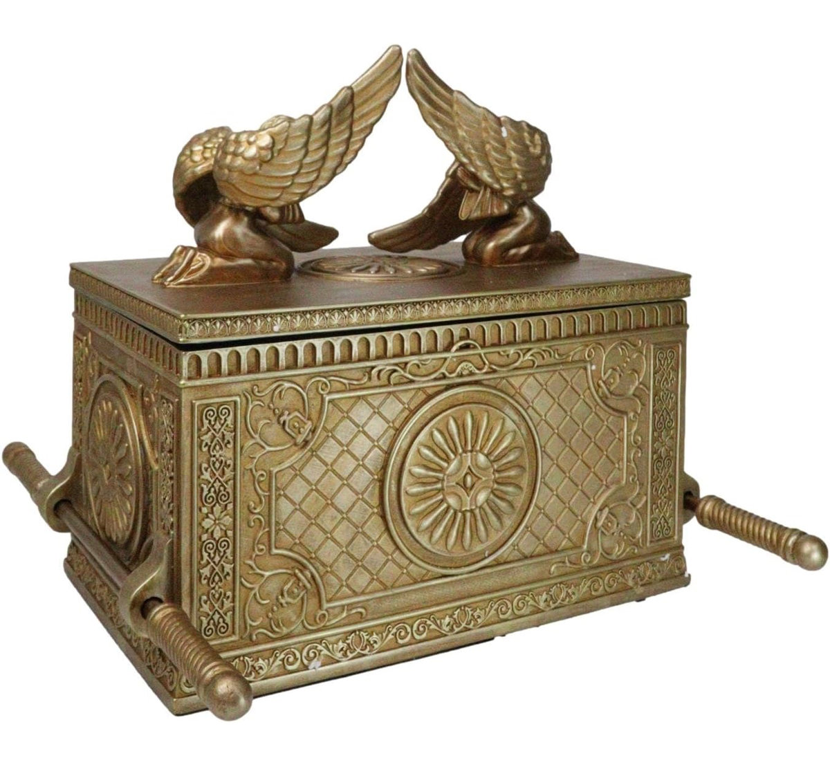 Trinx Matte Throne Of God Ark Of Covenant Model W/ Contents Trinket Box ...