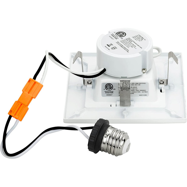 Light Blue USA 4'' 2700 K New Construction LED Retrofit Recessed ...