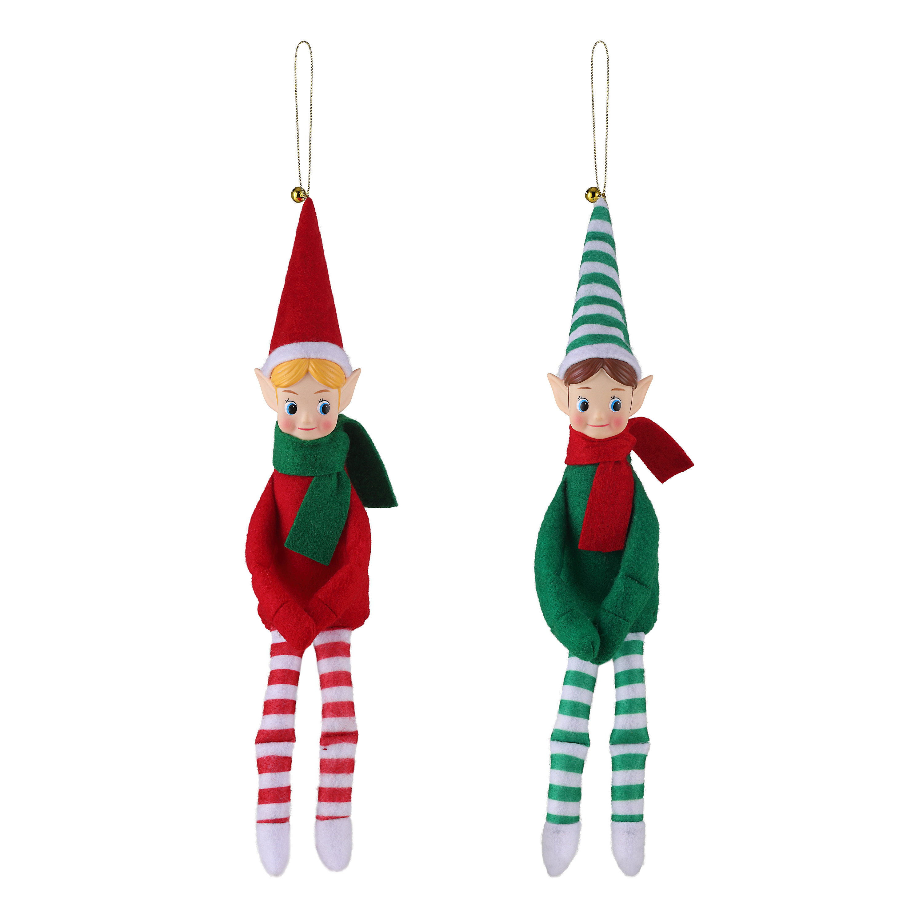 Mr. Christmas Merry Mischief Makers Set of 2 Recordable Knee Hugger ...