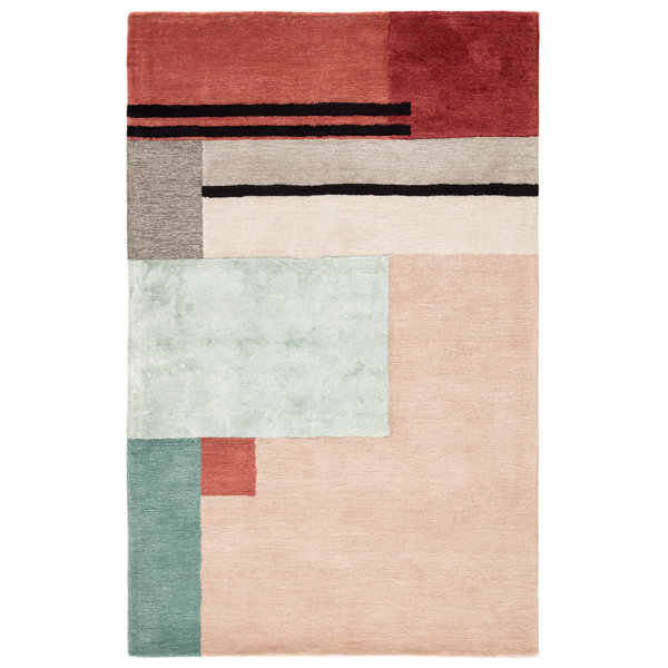 AllModern Runway Hand Tufted Geometric Rug & Reviews | Wayfair