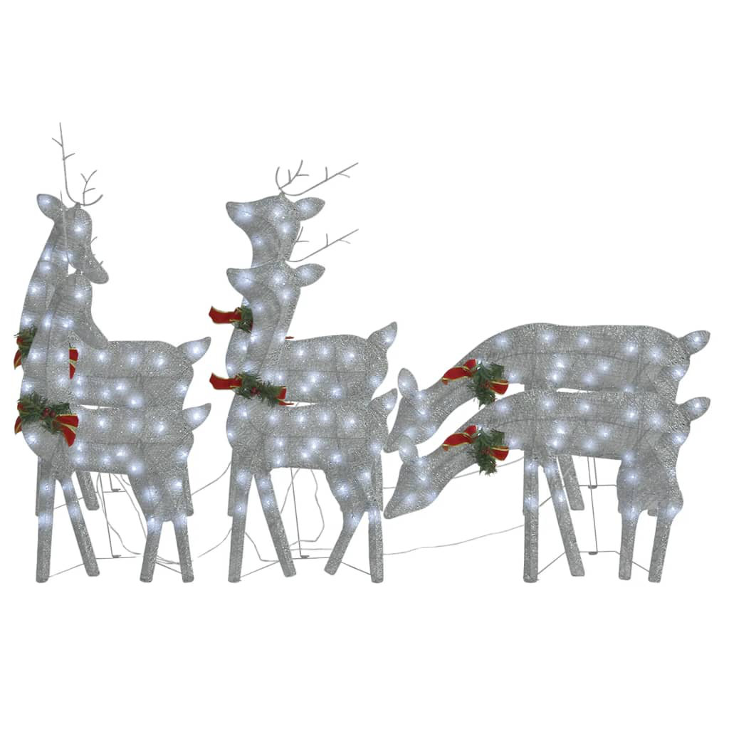 The Holiday Aisle® Christmas Reindeer Family Pre-Lit Christmas Lighting ...