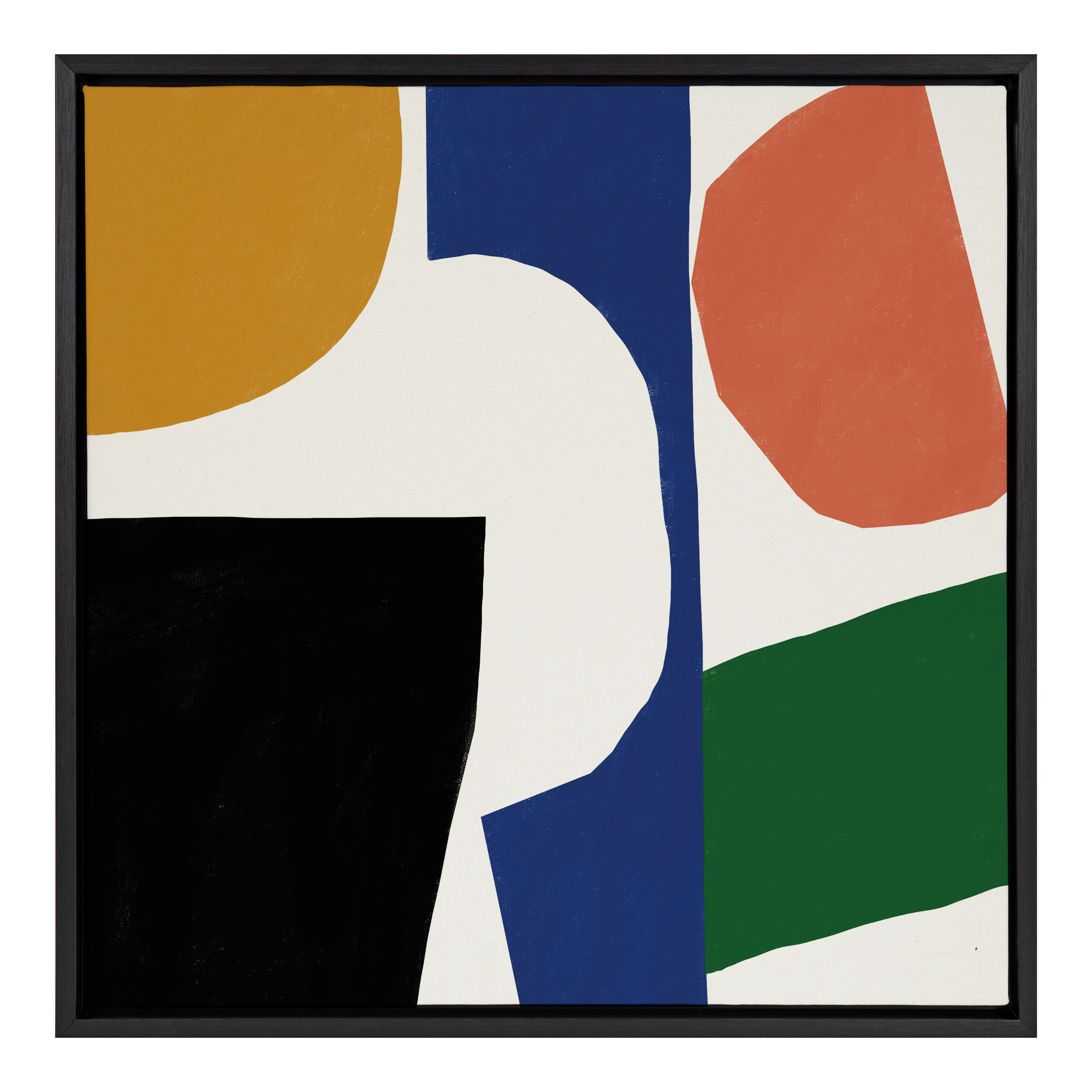 Wade Logan® Balqis Collage Abstract Flinen' by Marcello Velho- Floater ...