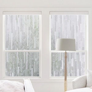 Orren Ellis Decorative Non-Wall Damaging Privacy Window Decal & Reviews ...