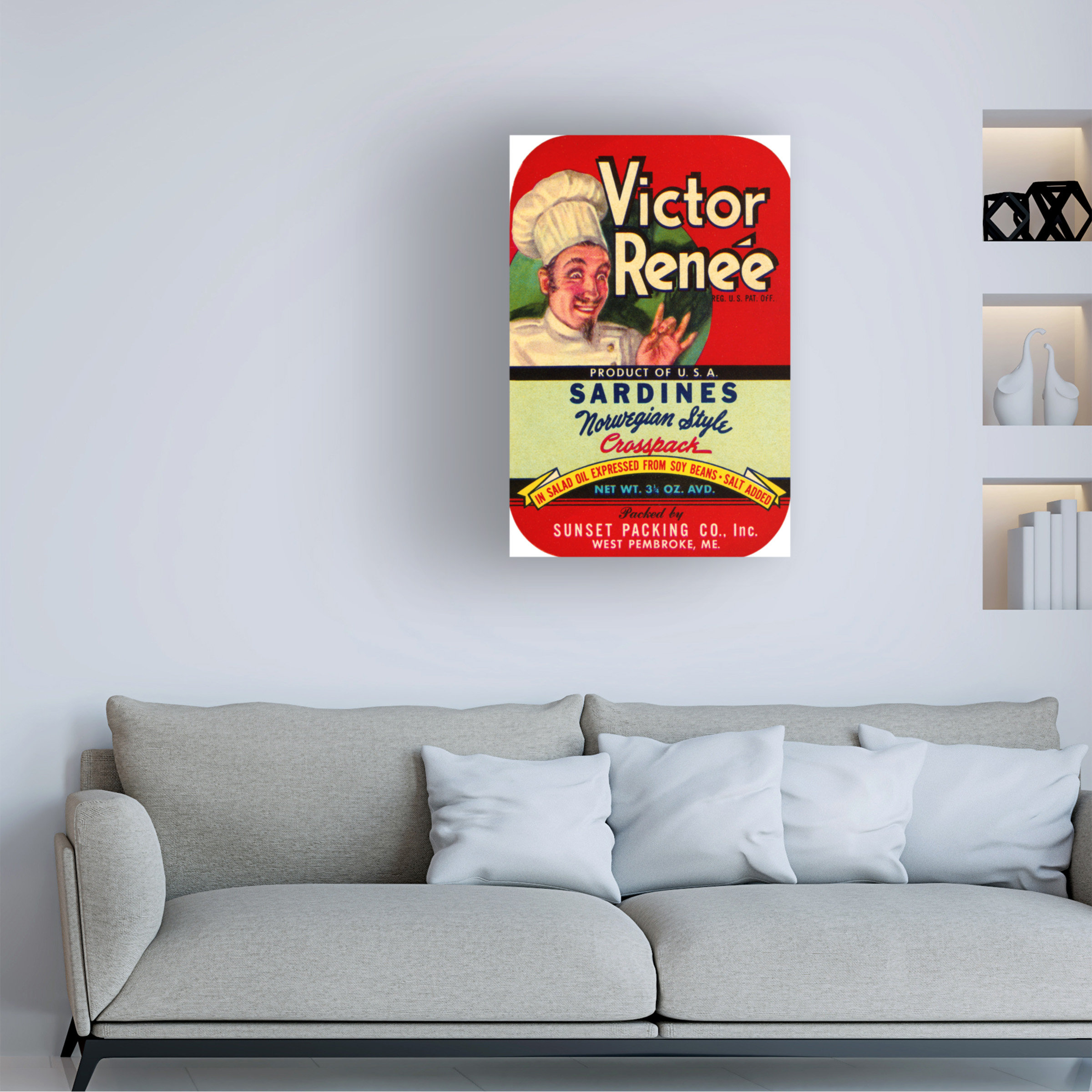 Trinx Print Collection 'Victor Renee Sardines' Canvas Art - Wayfair Canada