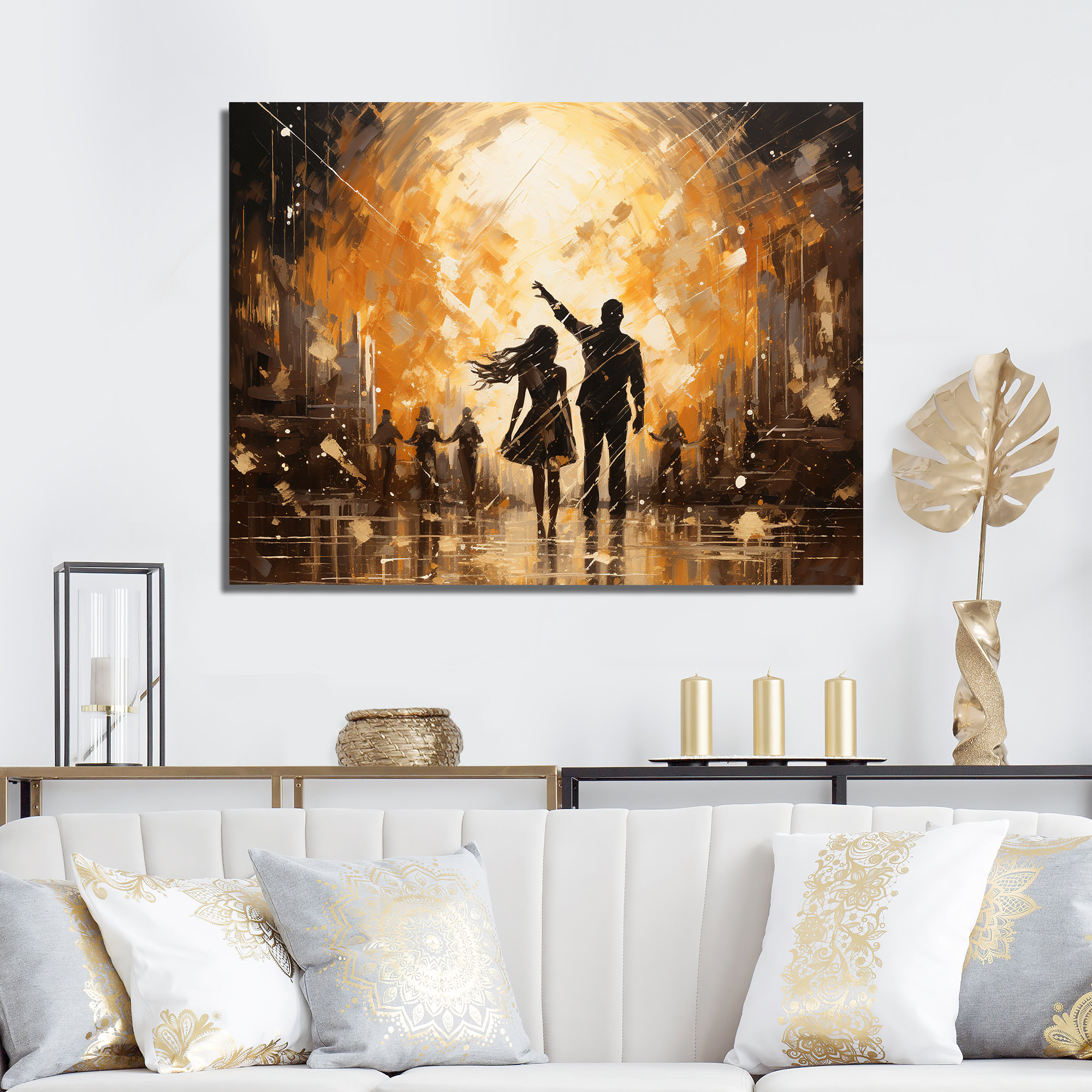 Winston Porter Disco Dazzle Dancer Complicity On Canvas Print | Wayfair