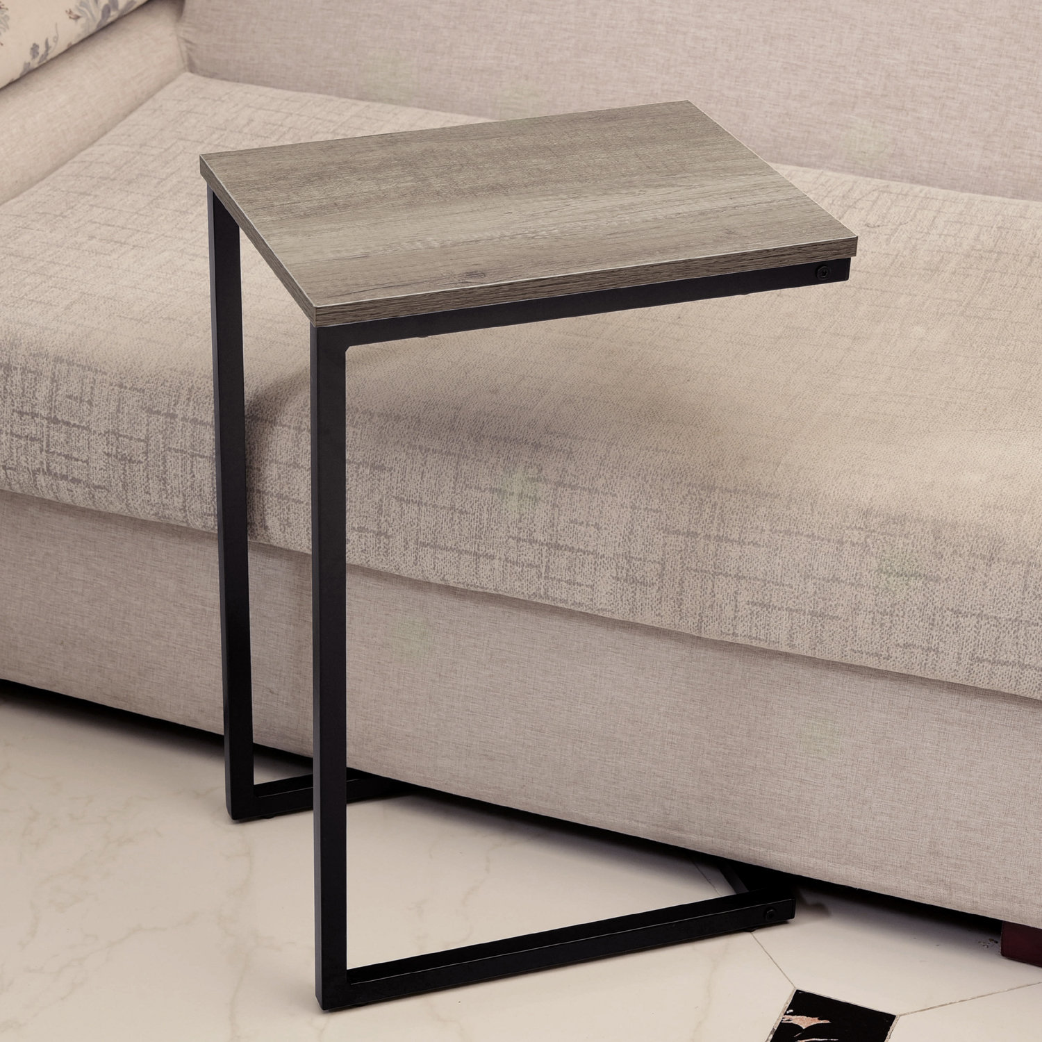 Ebern Designs Carlann C Shaped Frame End Table | Wayfair.co.uk