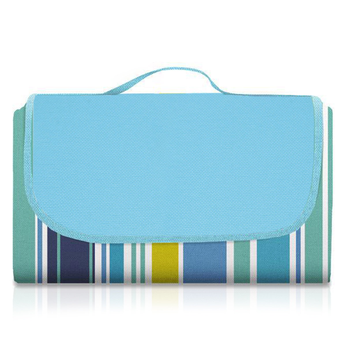 Highland Dunes 79"x59" Large Foldable Outdoor Picnic Blanket Waterproof ...