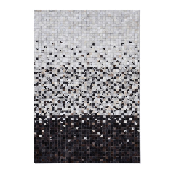 Corrigan Studio® Handmade Ivory/Cream/Black/Brown Small Square ...