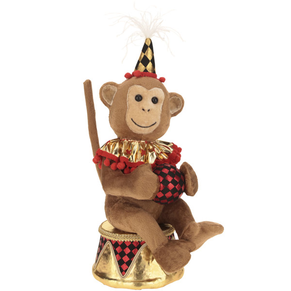 Mark Roberts Circus Monkey - 15.5 Inches | Perigold