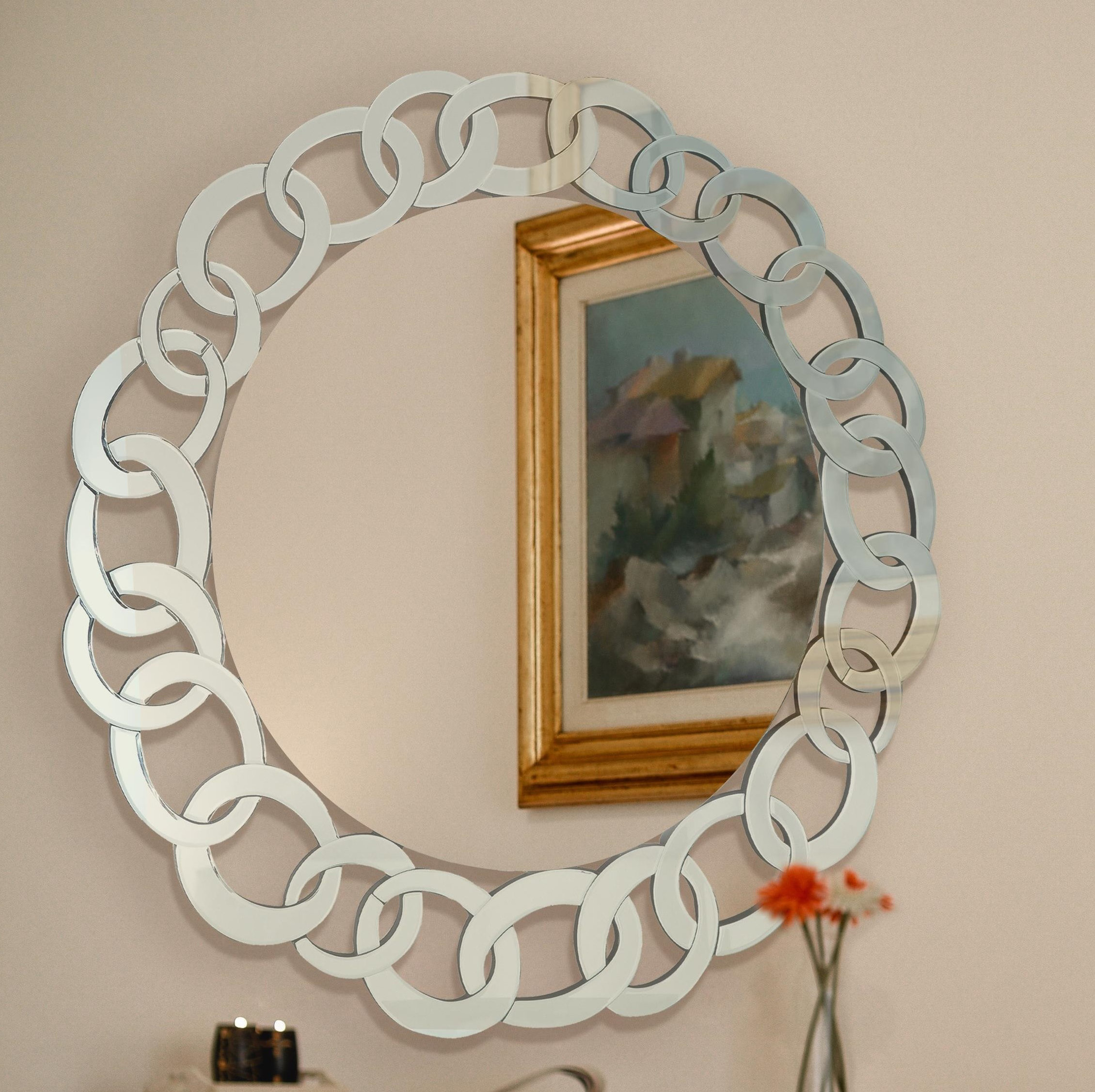 Mercer41 Hinds Linking Accent Mirror | Wayfair