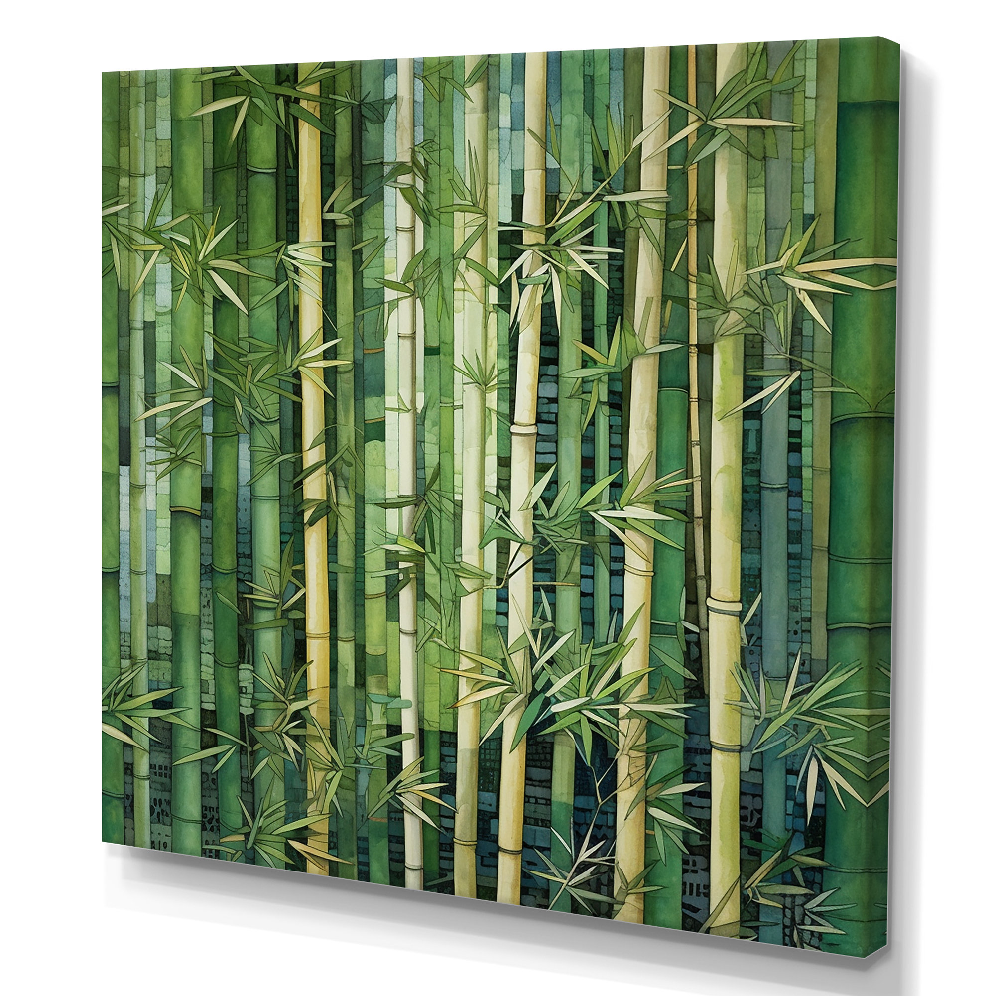 Bay Isle Home™ Whispering Bamboo Geometric Patterns II | Wayfair