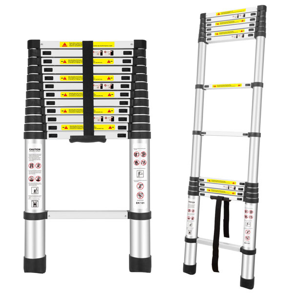 WFX Utility Weatherhill 7 - Step Lightweight Folding Extension Ladder ...