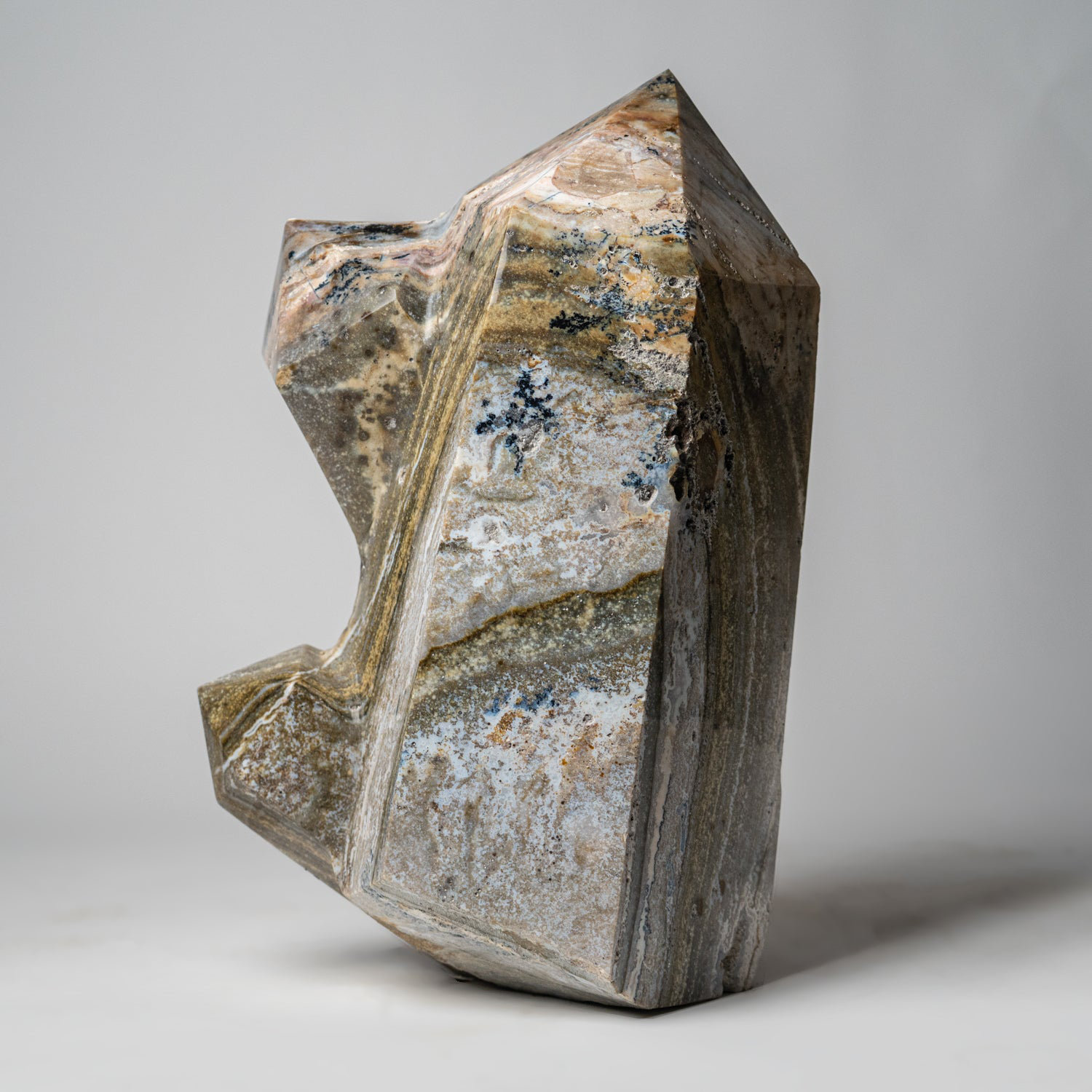 Astro Gallery of Gems Large Genuine Polished Ocean Jasper Point (117 ...