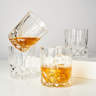 Viski Admiral Crystal Whiskey Tumbler Set, Premium Crystal Clear Liquor ...