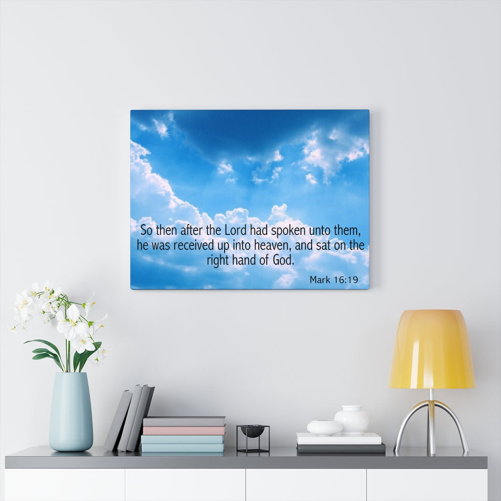 Trinx Right Hand of God Mark 16:19 Christian Home Décor Wall Art ...