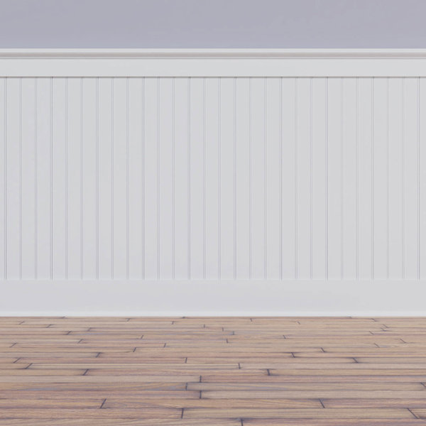 Ekena Millwork Deluxe White PVC Wall Paneling & Reviews | Wayfair