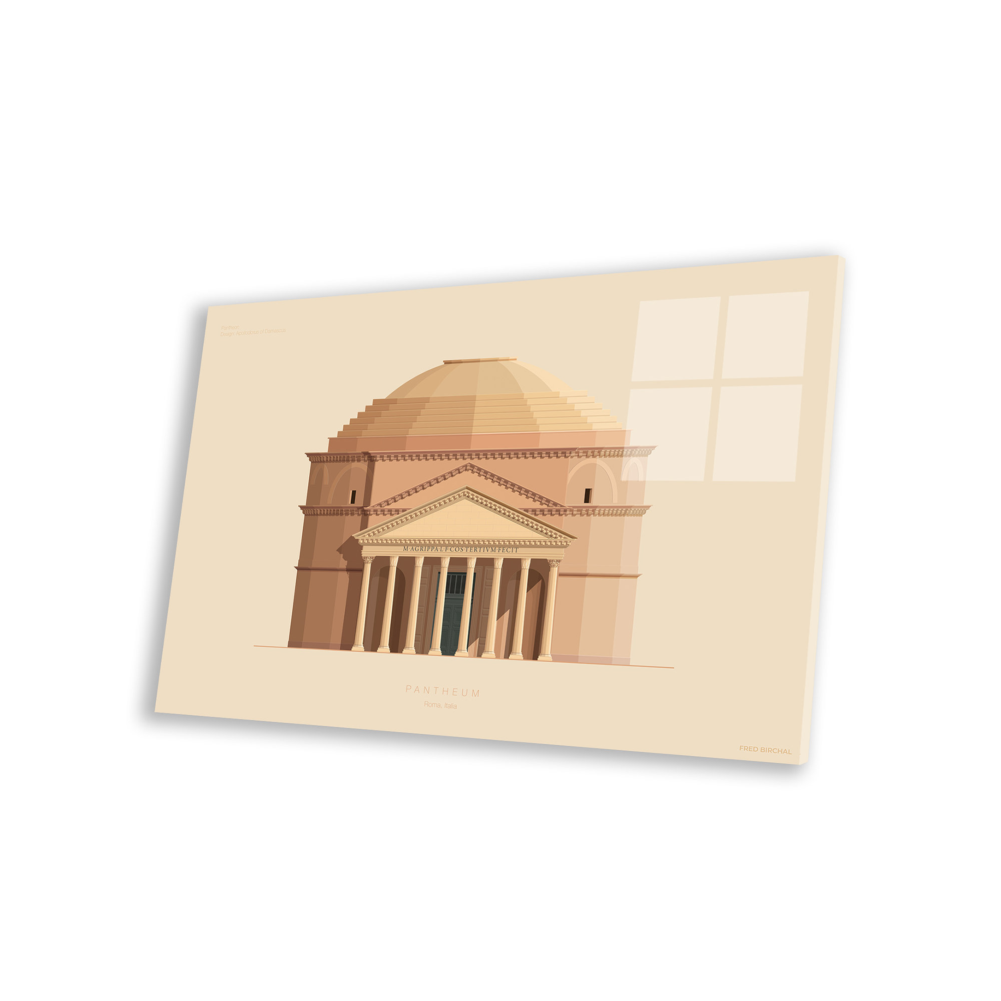 Winston Porter Pantheon Rome, Italy On Plastic/Acrylic by Fred Birchal ...