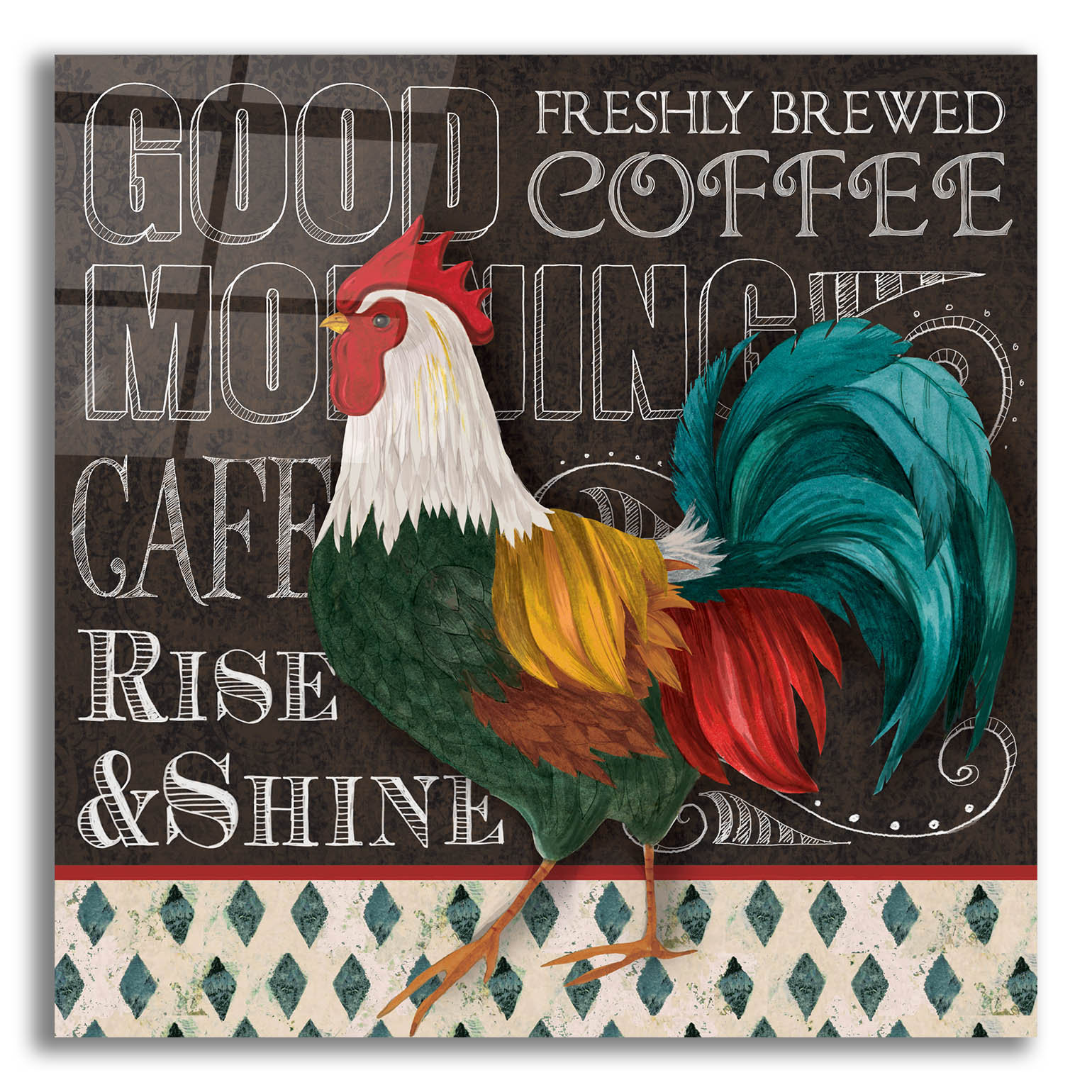 Gracie Oaks 'Good Morning' by Fiona Stokes-Gilbert Acrylic Glass Wall ...