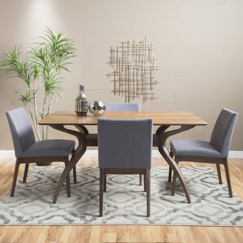 George Oliver Dashone 5 - Piece Dining Set & Reviews | Wayfair