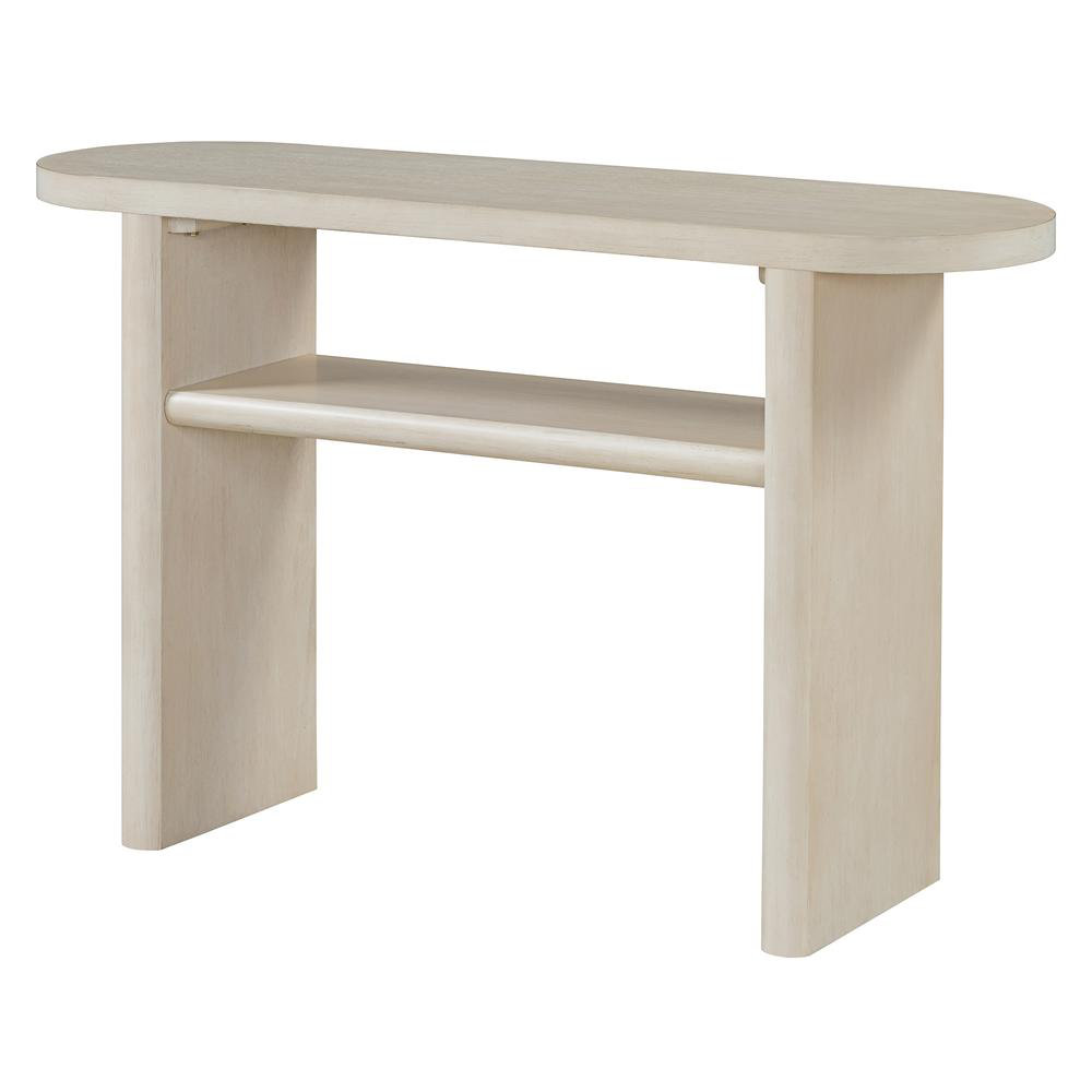 Latitude Run® 47.8" Console Table with Rounded Edges and Sturdy Shelf ...