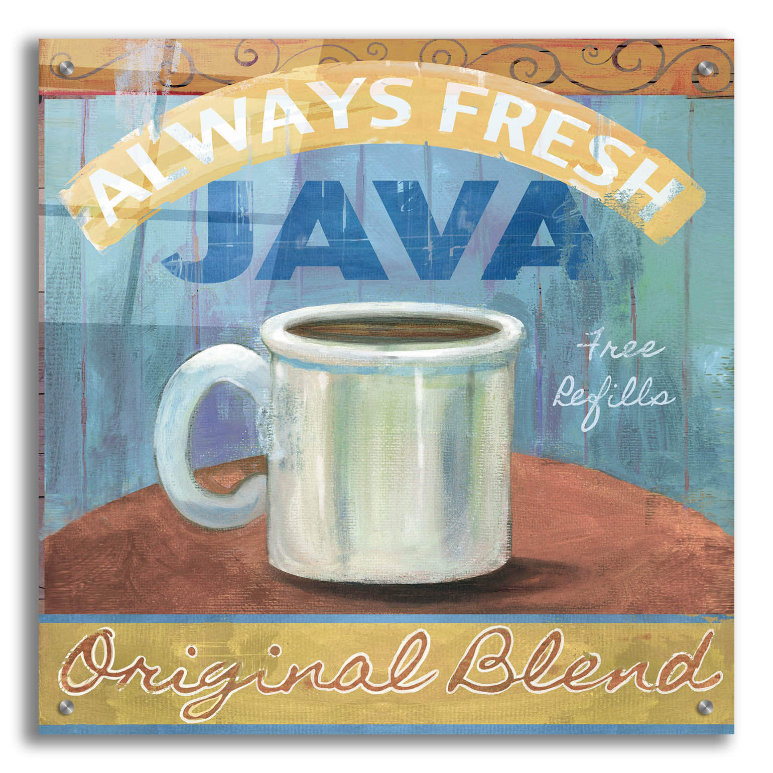 Lark Manor™ 'Java' by Fiona Stokes-Gilbert Acrylic Glass Wall Art | Wayfair