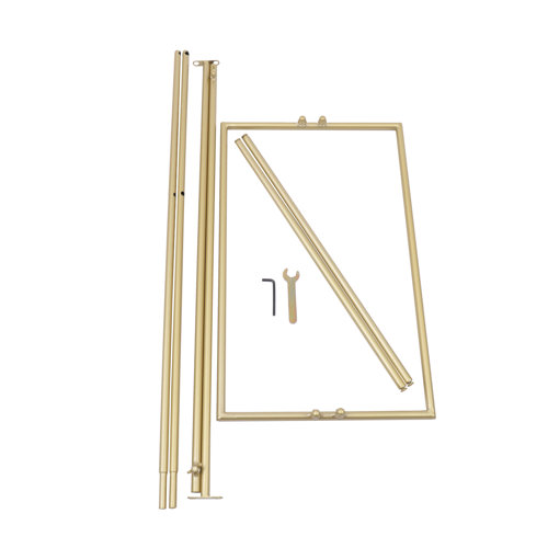 YXSUN 20.87x12.6x61.02in Wedding Arch Stand with Bases,Easy Assembly ...