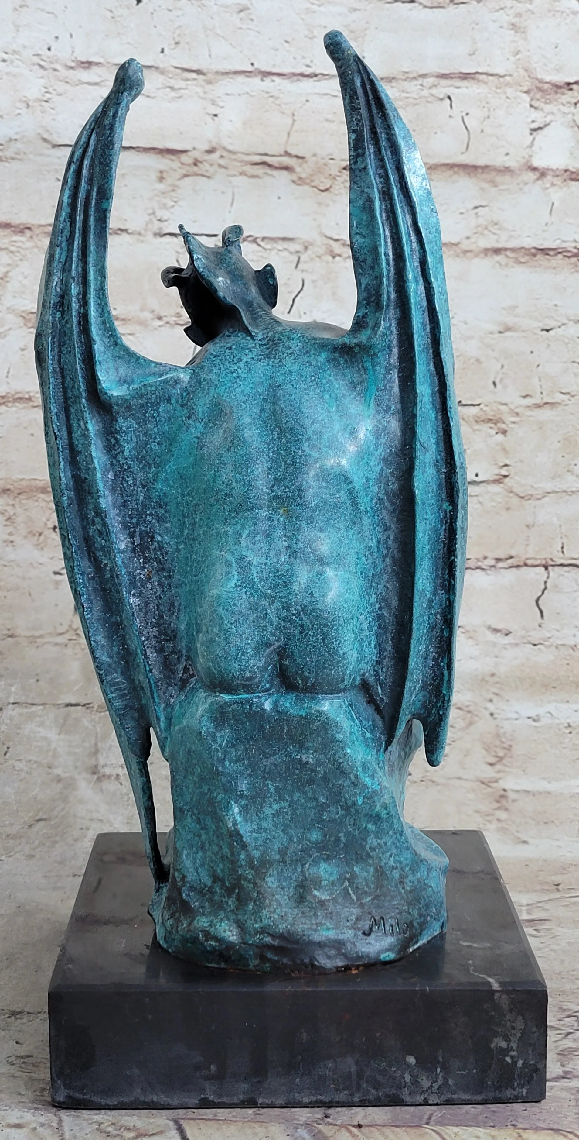 Trinx Sakho Patina Devil Satyr Diablo Dark Angel Bronze Sculpture by ...