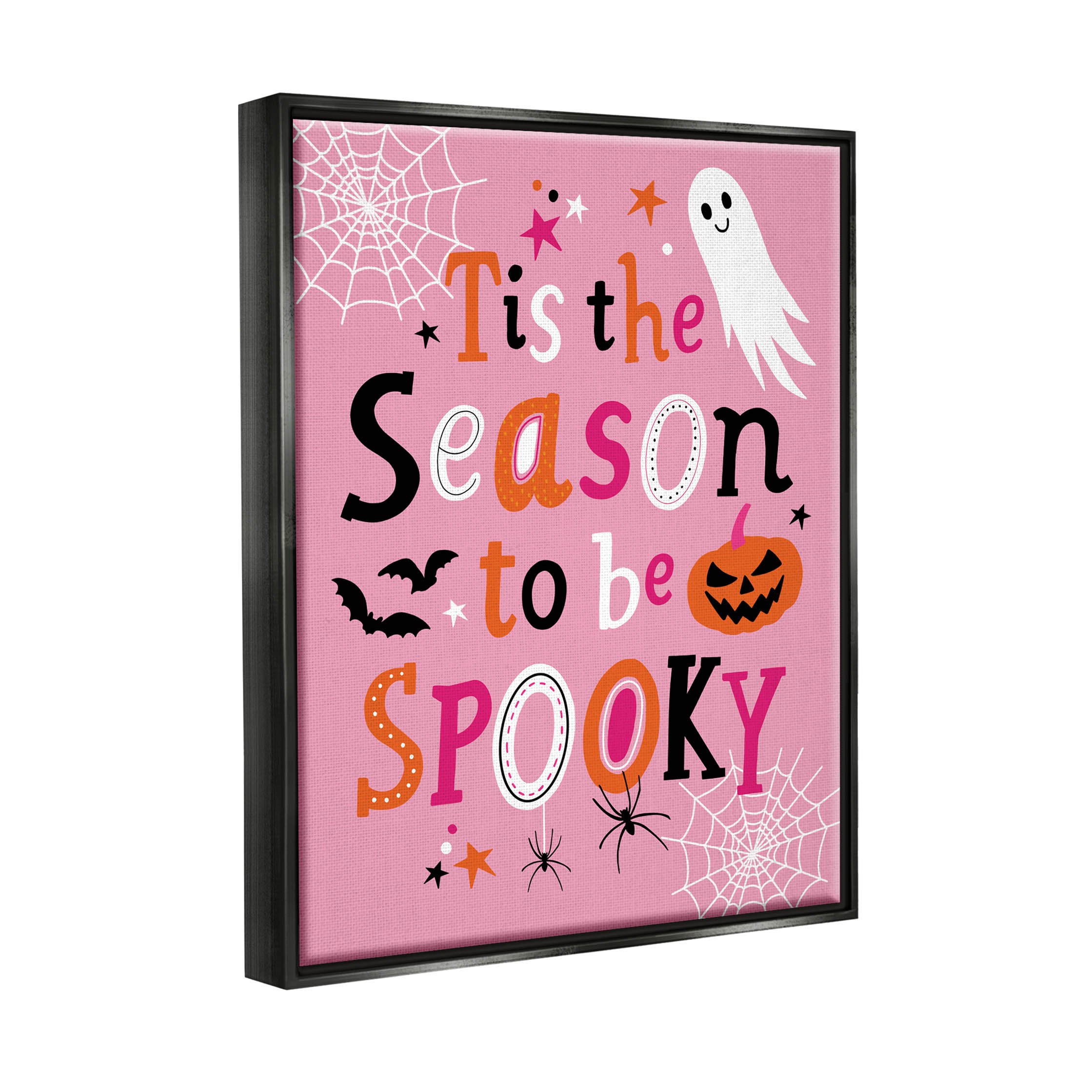 The Holiday Aisle® Tis The Season To Be Spooky Ghost Phrase - Floater ...