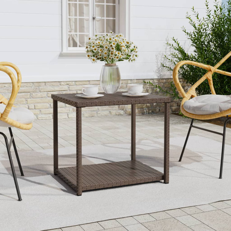 Ebern Designs Linaya Rectangular 45cm L Outdoor Side Table | Wayfair.co.uk
