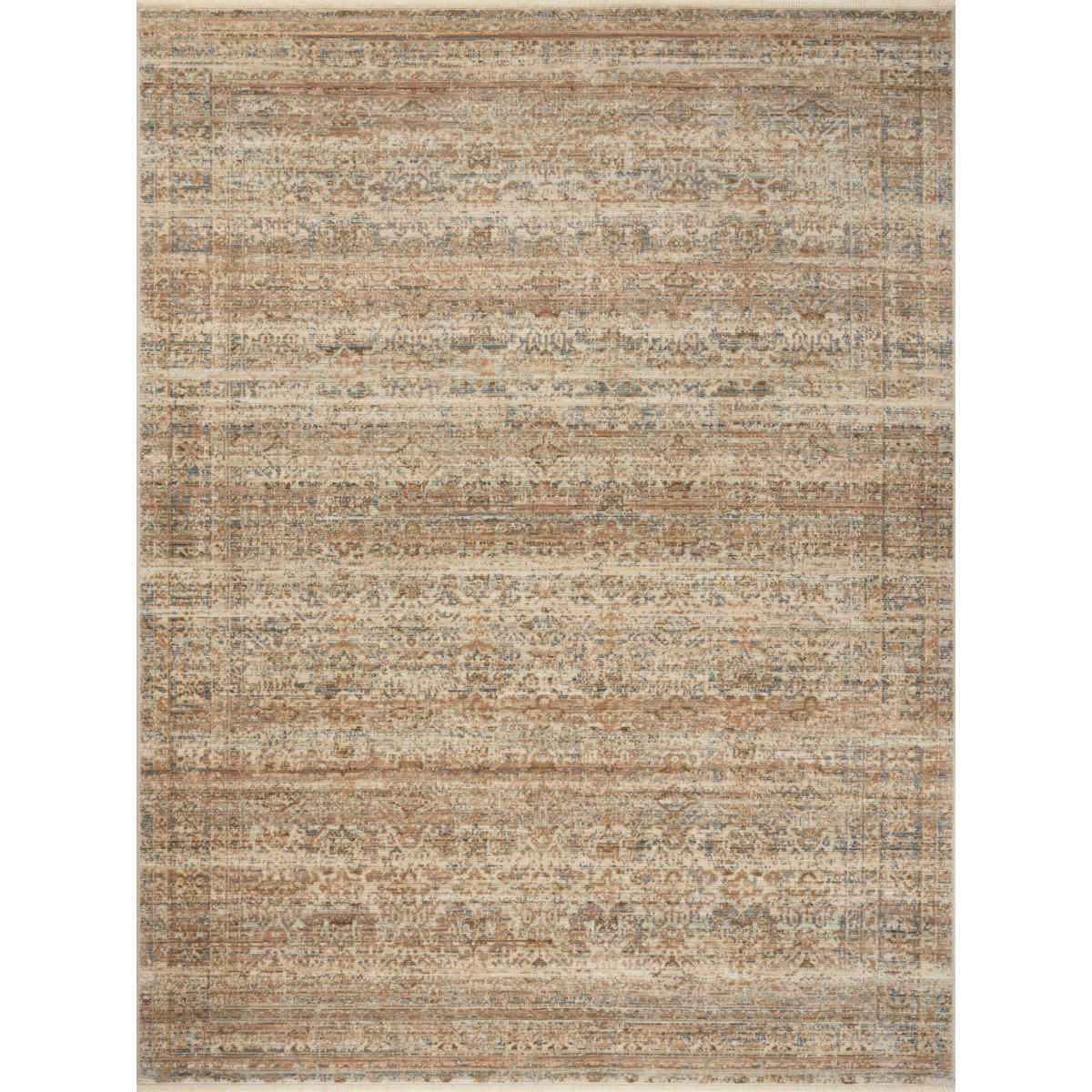 Amber Lewis x Loloi Molly Natural / Denim Area Rug & Reviews | Wayfair