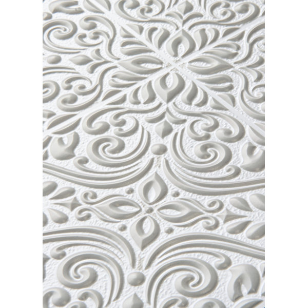 WallPops! Dawson Embossed Peel & Stick Backsplash Tile Decal | Wayfair