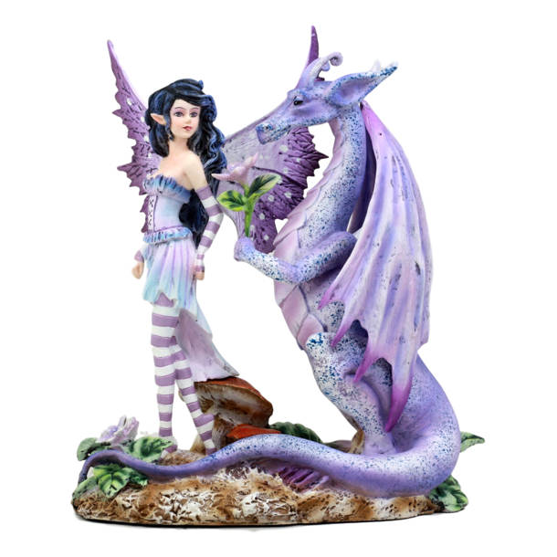 Trinx Fairy Statuary Fantasy & Sci-Fi Plastic Garden Statue & Reviews ...